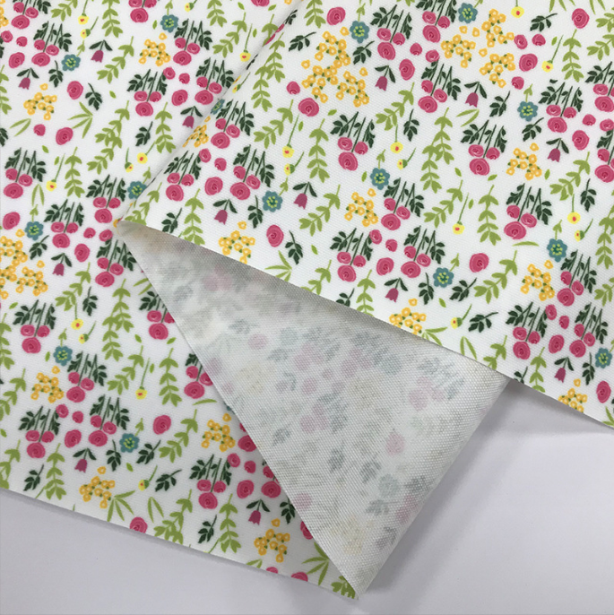 Floral Polyester Printed Laminated PVC Digital Printed Fabric Cartoon ...
