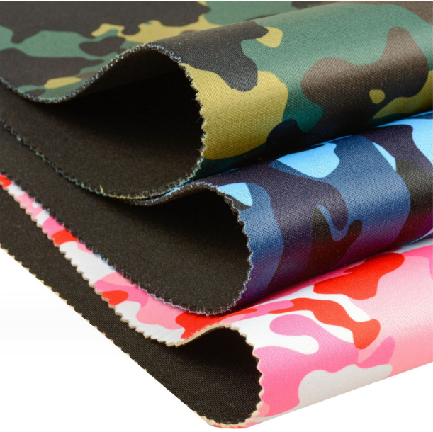 Camouflage printed neoprene composite outdoor tote bag fabric Digital ...