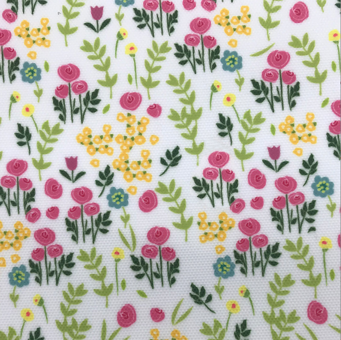 Floral Polyester Printed Laminated PVC Digital Printed Fabric Cartoon ...