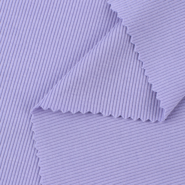 2*2 knitted rib fabric 240G autumn and winter base elastic fabric rib ...